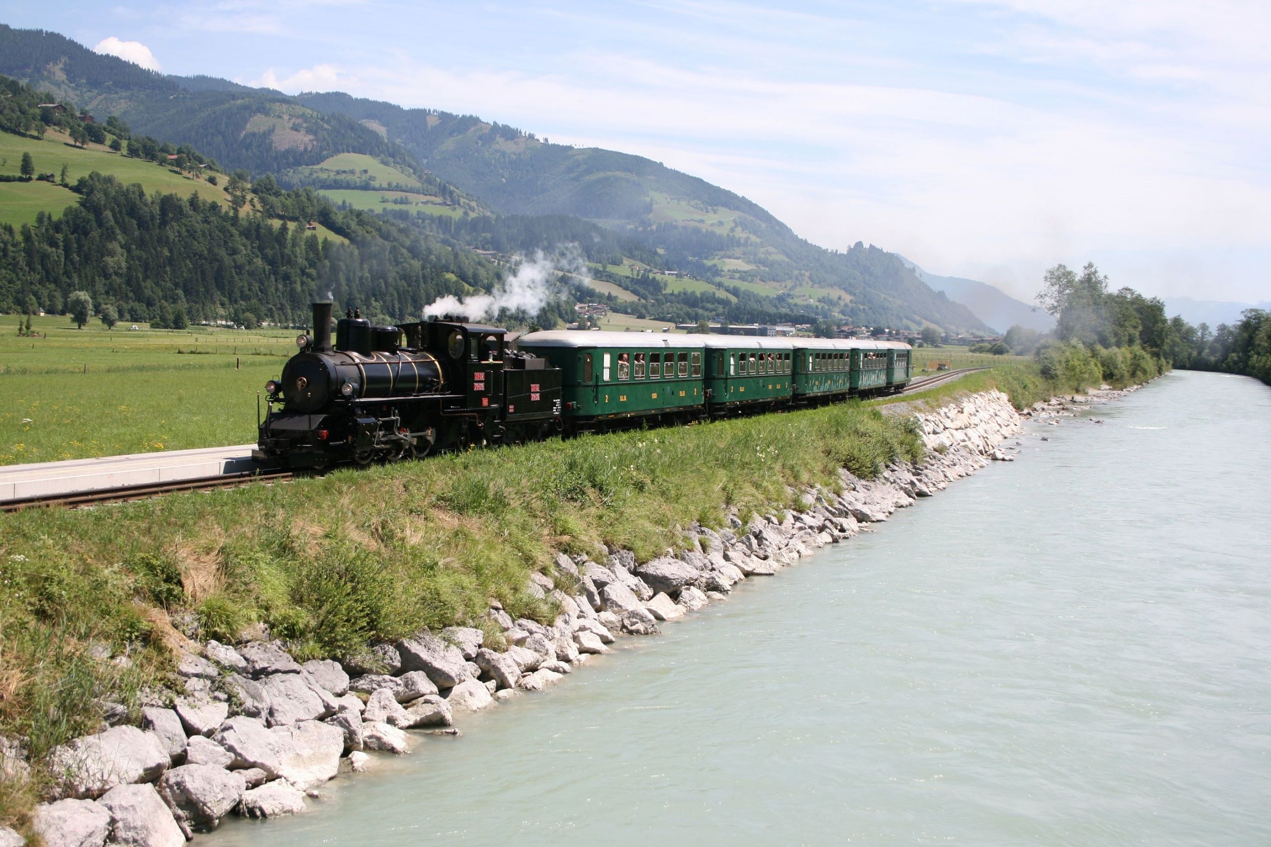 Nostalgiezug & Dampflok Pinzgauer Lokalbahn